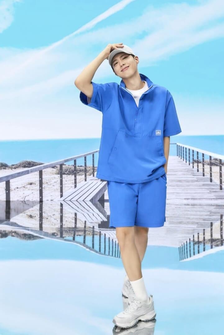 ファン必見！パクボゴム×EIDER2023夏の新作グラビア、公式サイトから大量公開！